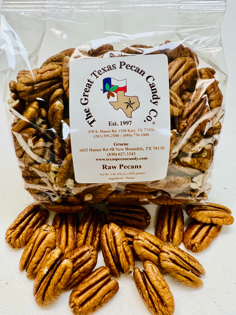 Raw Pecans – The Great Texas Pecan Candy Company